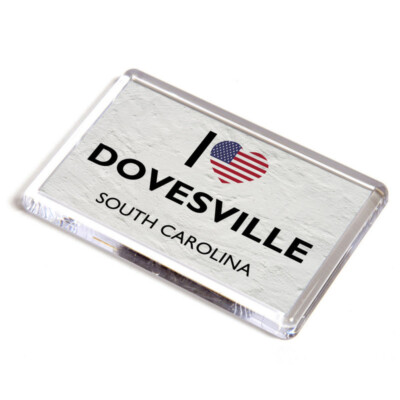 FRIDGE MAGNET - I Love Dovesville, South Carolina - USA | eBay UK