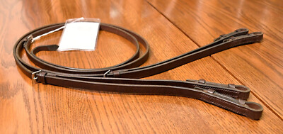 Beval Jeffries NEW pelham bit curb converter reins brown 48” pony for ...