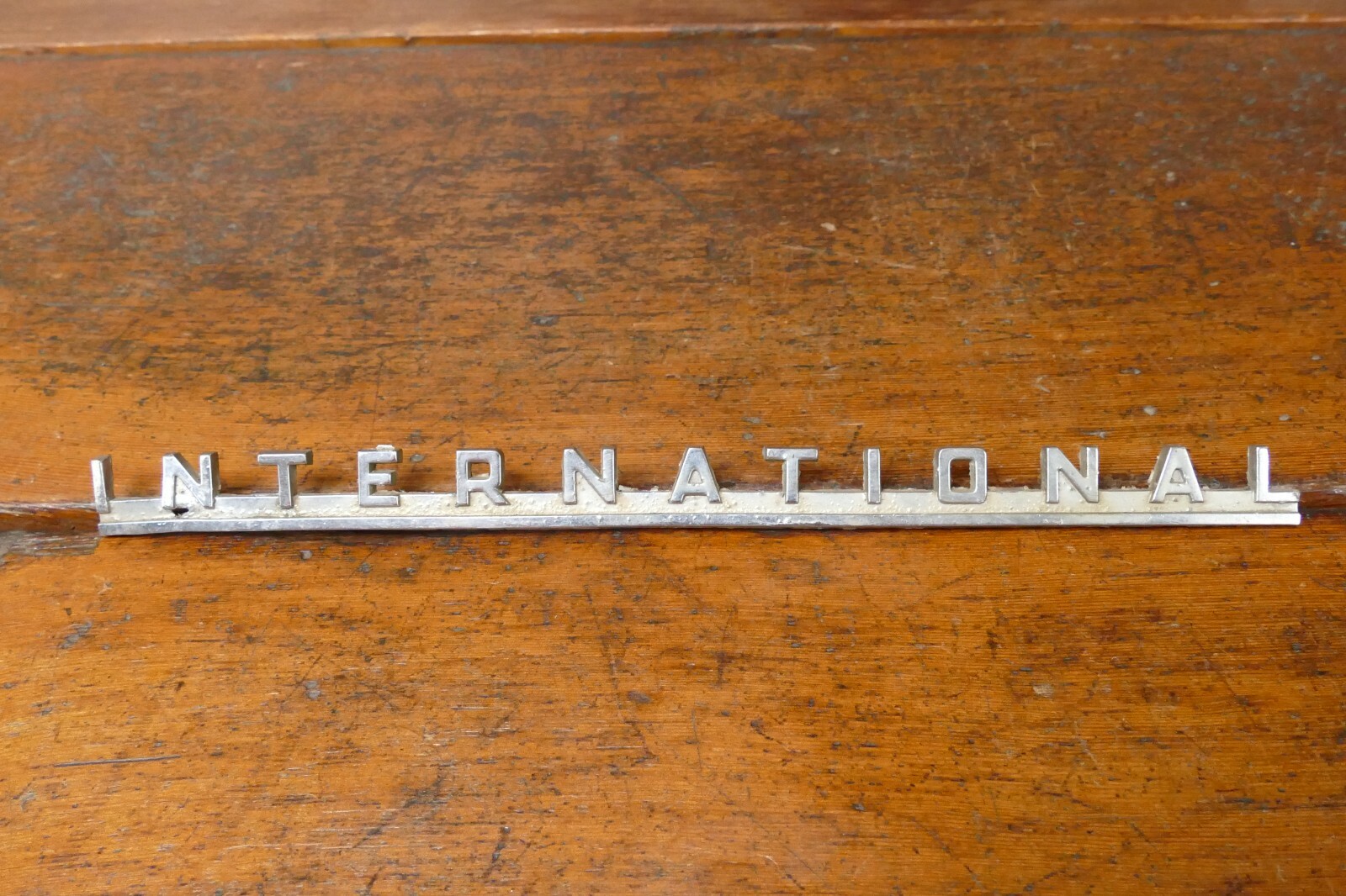 Vintage 1953 1954 1955 INTERNATIONAL Harvester Truck Emblem Script OEM ...