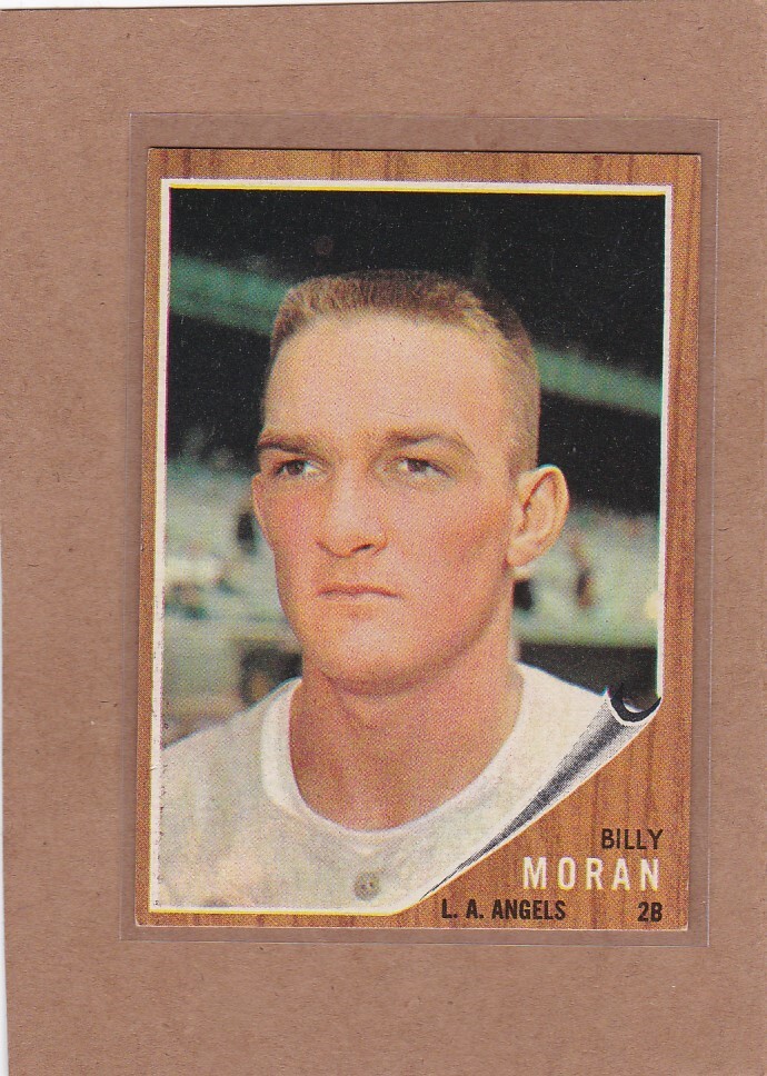 1962 TOPPS BASEBALL BILLY MORAN #539 ANGELS EX/EXMT *A22299 | eBay