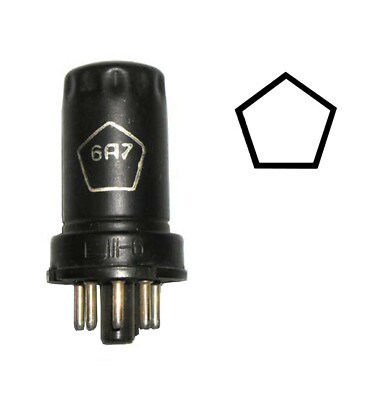 6 pcs 6A7 / 6SA7 Heptode Tubes USSR NOS | eBay