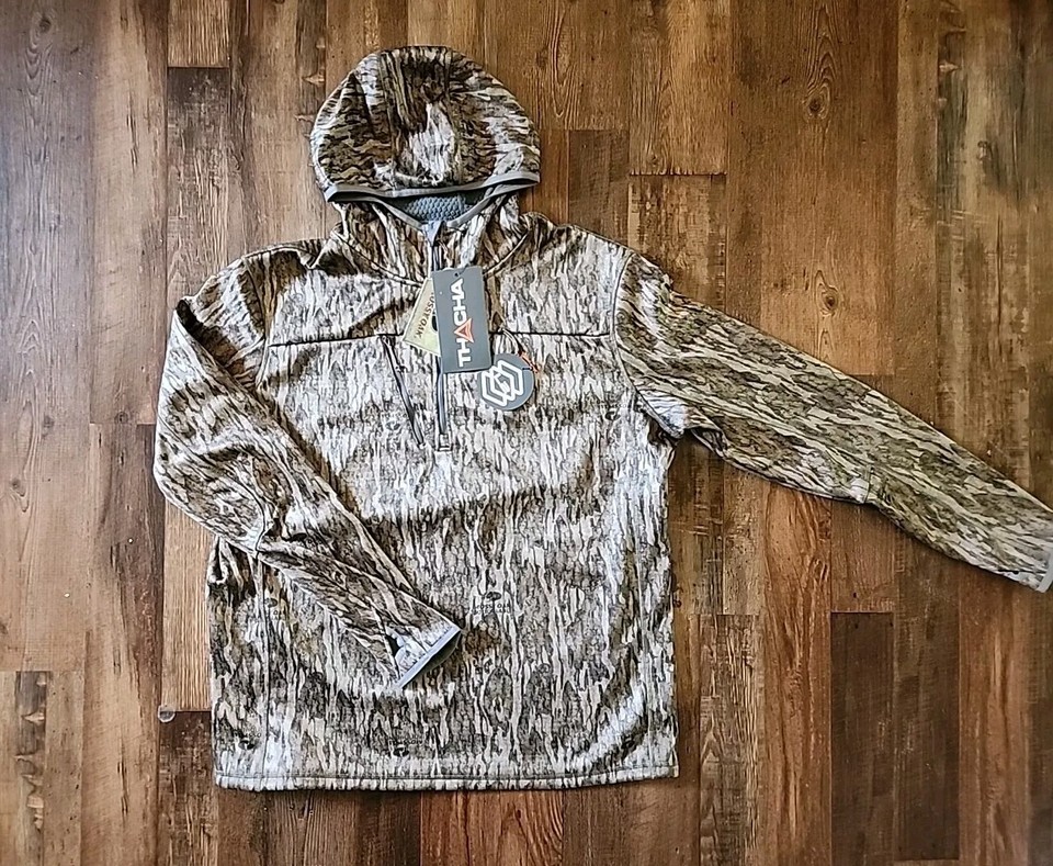 Banded gear Thacha Gear L2 1/4 Zip Hooded Fleece Mid Layer Bottomland ...