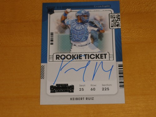2021 Panini Contenders Rookie Ticket Autograph Auto #122 Keibert Ruiz ...