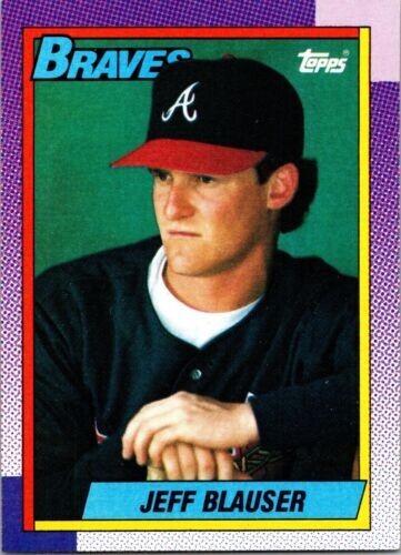 1990 Jeff Blauser Braves #251 Topps Baseball | eBay