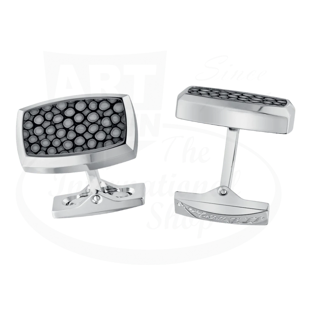 S.T. Dupont Shagreen Gray Cufflinks, 005506 | eBay