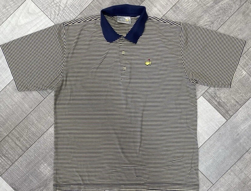 Masters Golf Polo Augusta National Size L Masters Co… - Gem