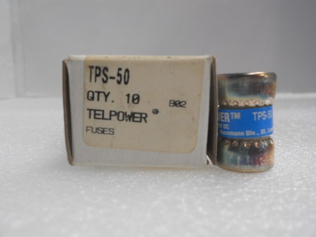 New Lot Bussmann TPS-50 50 Amp Telpower Fuse 170 VDC NIB | eBay