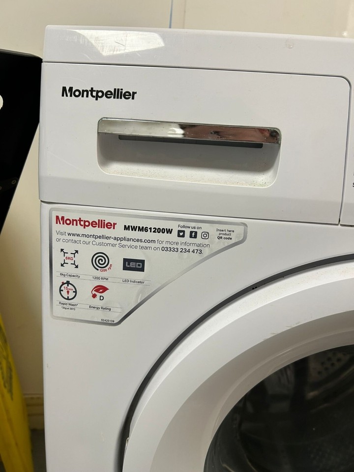 Montpellier White Washing Machine Used | eBay UK