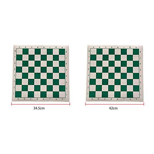 Tournament Chess Mat PU Leather Tournament Roll Up Chess Board Chess ...