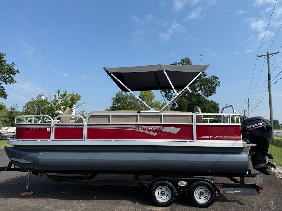 2022 Ranger Boats RC200 Fish Pontoon (22ft) w/ 90HP Mercury 4-STROKE ...