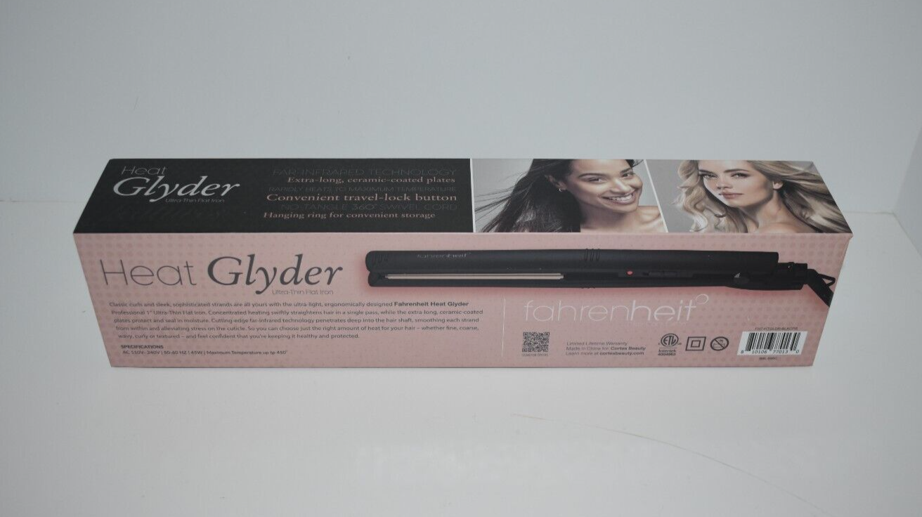 Fahrenheit Heat Glyder 1" Ultra-Thin Flat Iron | eBay
