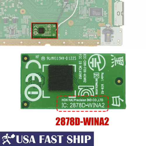 OEM WiFi Bluetooth Module Compatible With Nintendo Wii U (2878D-WINA2 ...
