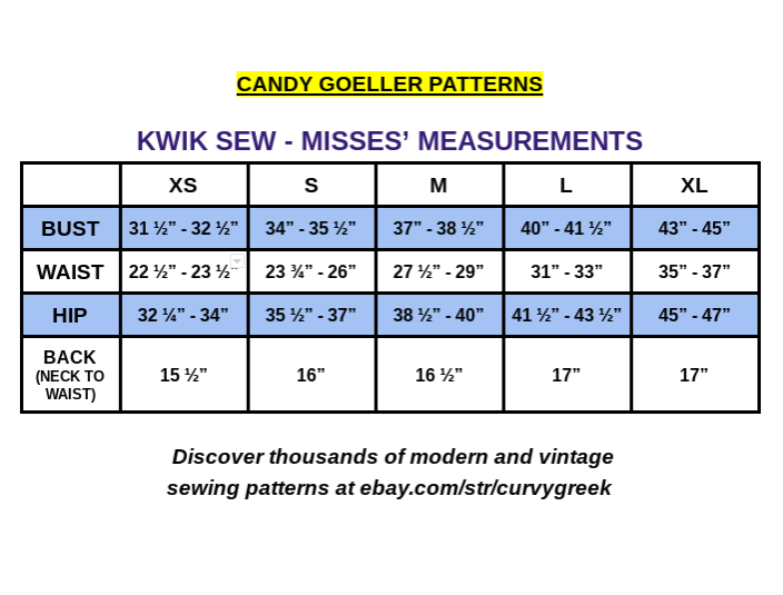 Kwik Sew K4198 Fitted Swan-Neck Jacket & Coat Sz XS-XL UNCUT Sewing ...
