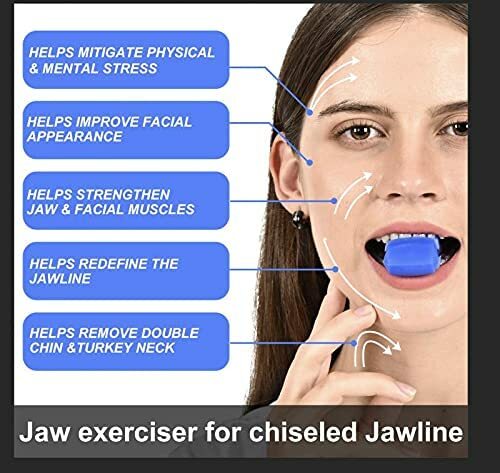 Jaw and Neck Exerciser, Define Your Jawline, Slim and Tone Your Face ...