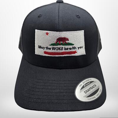 May The Woke Be With You Retro Trucker Mesh Baseball Cap Adjustable ...
