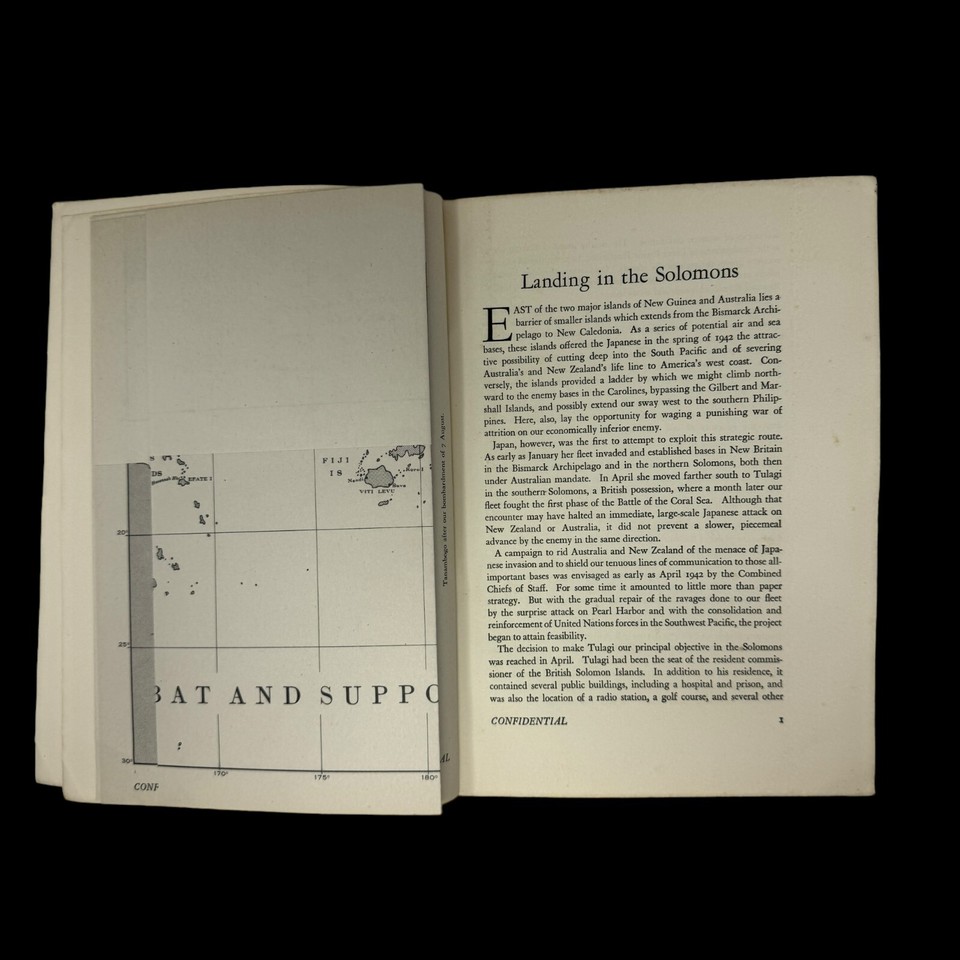 RARE! WWII 1944 Operation Watchtower Solomon Islands D-Day Guadalcanal ...