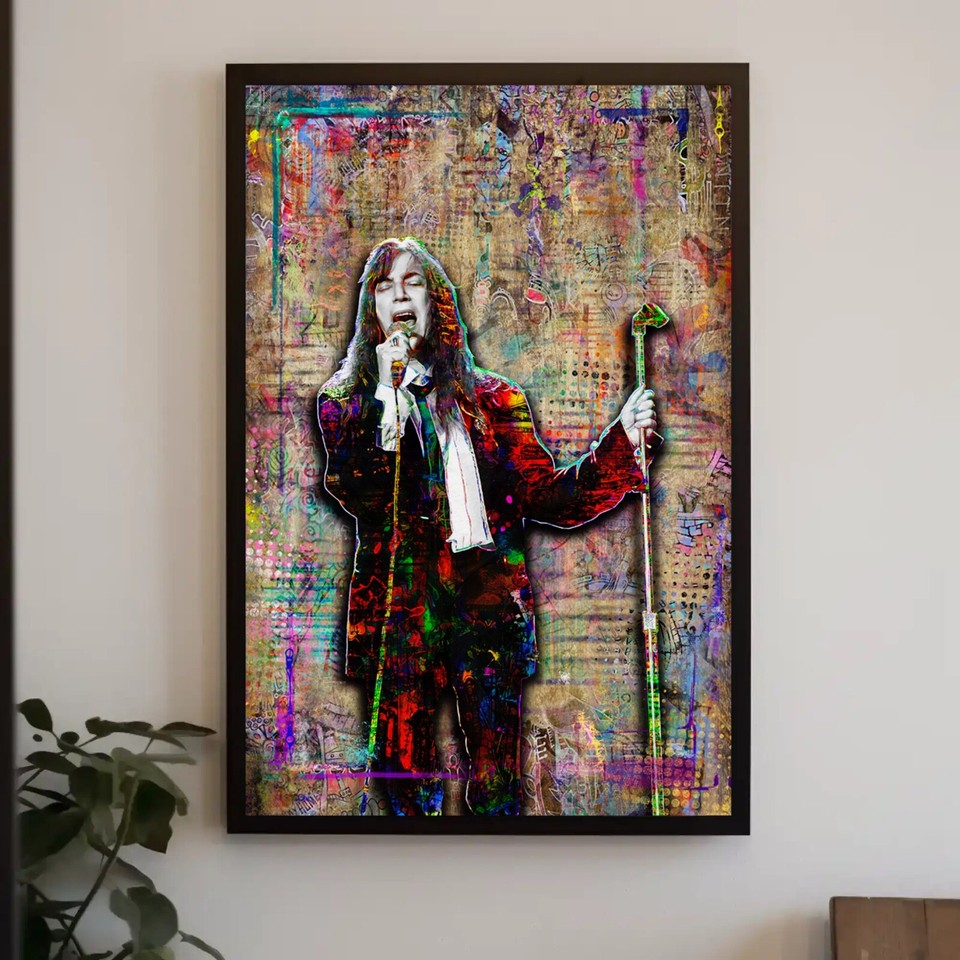Patti Smith 16x20in Poster, PATTI SMITH Singing Pop Art Free Shipping ...