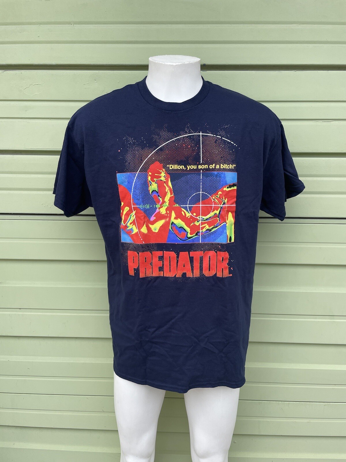 Carl Weathers Predator “Dillon, You Son Of A Bitch” Navy Blue T-Shirt ...