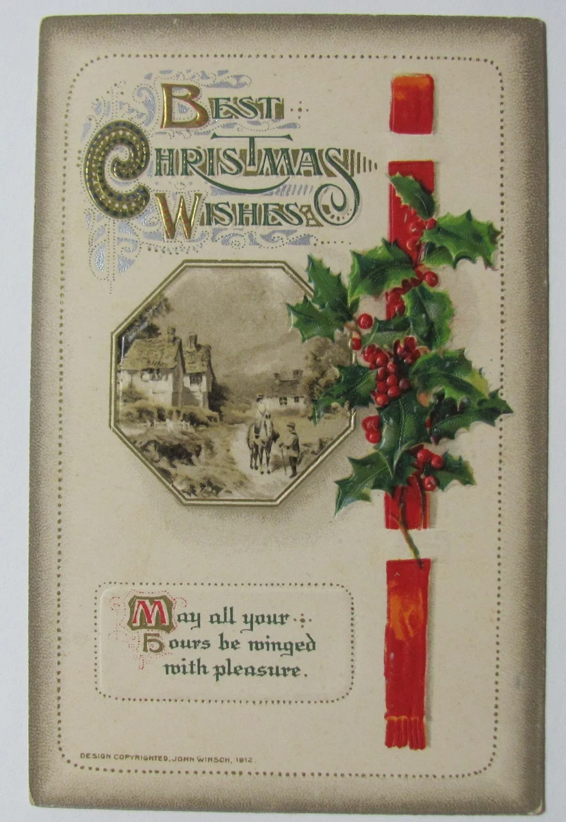 Christmas Postcard Back Design