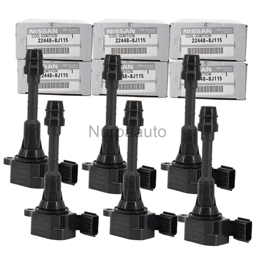 OEM x6 Ignition Coils 22448-8J115 For Altima Maxima Frontier Xterra ...