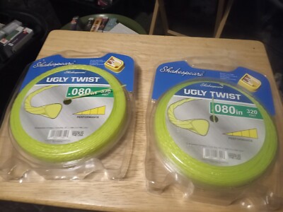 2 Shakespeare 320' Spool .080" Spooled Universal Trimmer Line Ugly Line ...