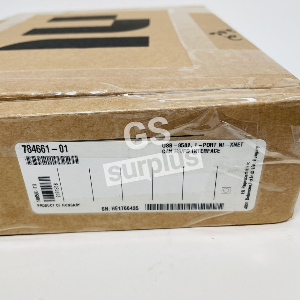 New NATIONAL INSTRUMENTS USB-8502 / 784661-01 / 240050C-01L 1-PORT NI ...