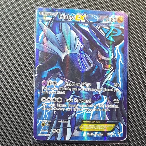 Pokémon Dialga EX Full Art Ultra Rare Holo Plasma Blast Basic Card 99/ ...