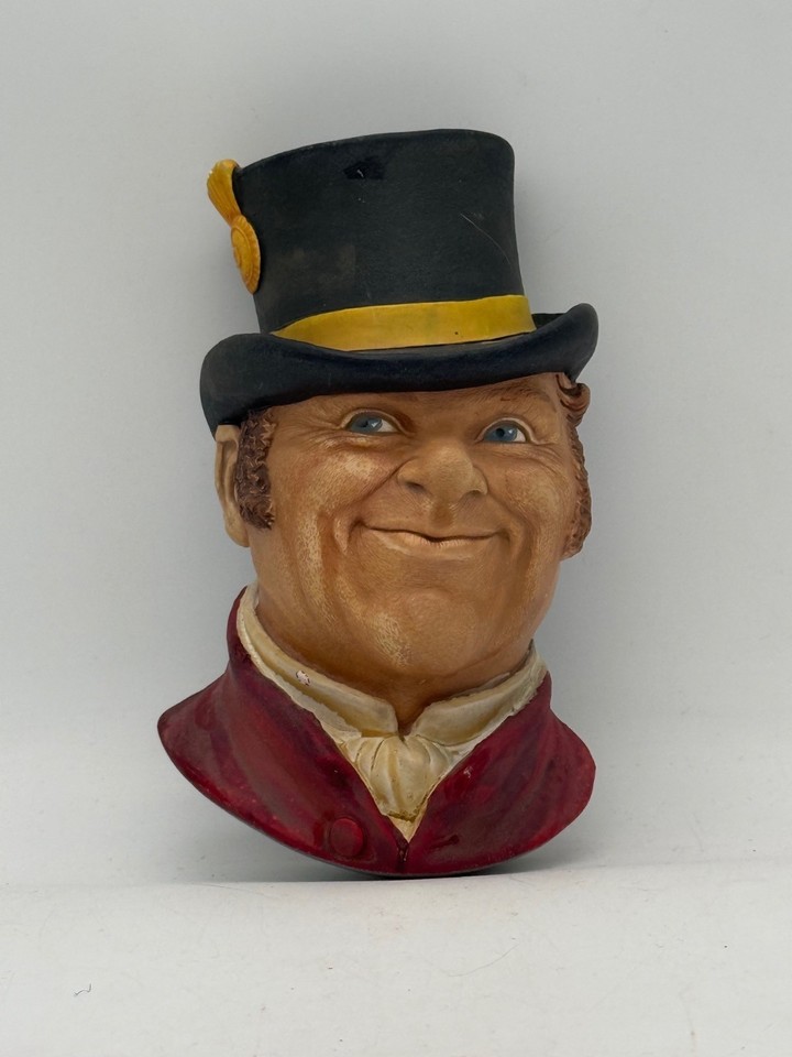 Vintage Sam Weller Bossons Chalkware Chalk Head Wall Art 1964 England ...