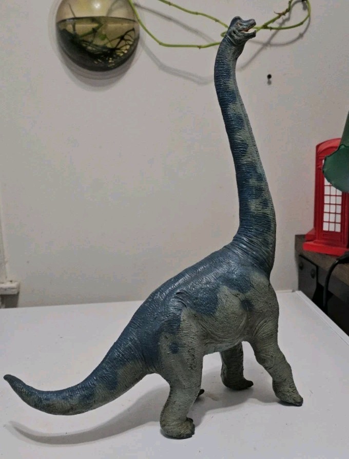 Brachiosaurus Dinosaur Vtg 1988 Safari Ltd The Carnegie Toy 15" 1.93lbs ...