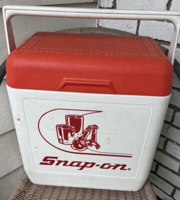 Vintage Snap-On GOTT Cooler Ice Chest LUNCH BOX model 1818 14"x16"x9 ...