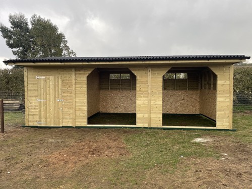 12x24 Field shelter - Steel Skids- Timber Building / Stables | eBay UK