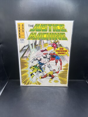 1981 The Justice Machine #1 Noble Comics John Byrne Cover (M4)(55) | eBay