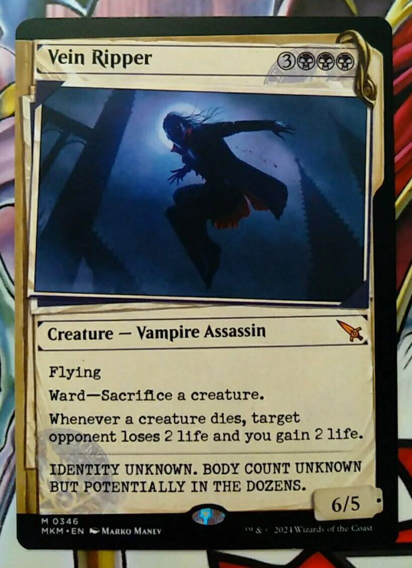 MTG 1x Vein Ripper SHOWCASE - Murders at Karlov Manor 346 - MINT | eBay
