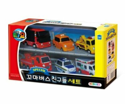 Little Bus TAYO FRIENDS Special Mini 6Pcs Toy Set Citu+Alice+Nuri+Pat ...