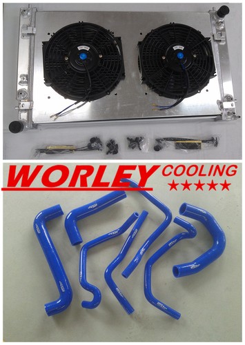 Radiator & Shroud + BLUE Hose for Holden VT VX VU HSV Commodore V8 GEN3 ...