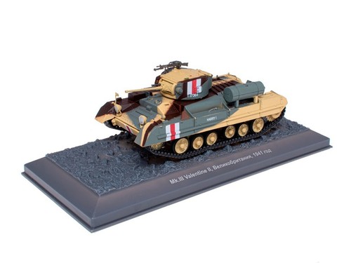 Tank Mk.III Valentine II 1941- 1:43 IXO Deagostini Diecast Military ...