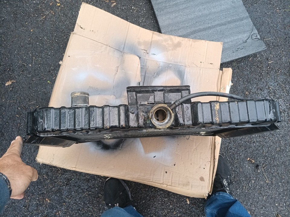 1964 chevy chevelle factory 3 core Harrison brass radiator #3159118 | eBay