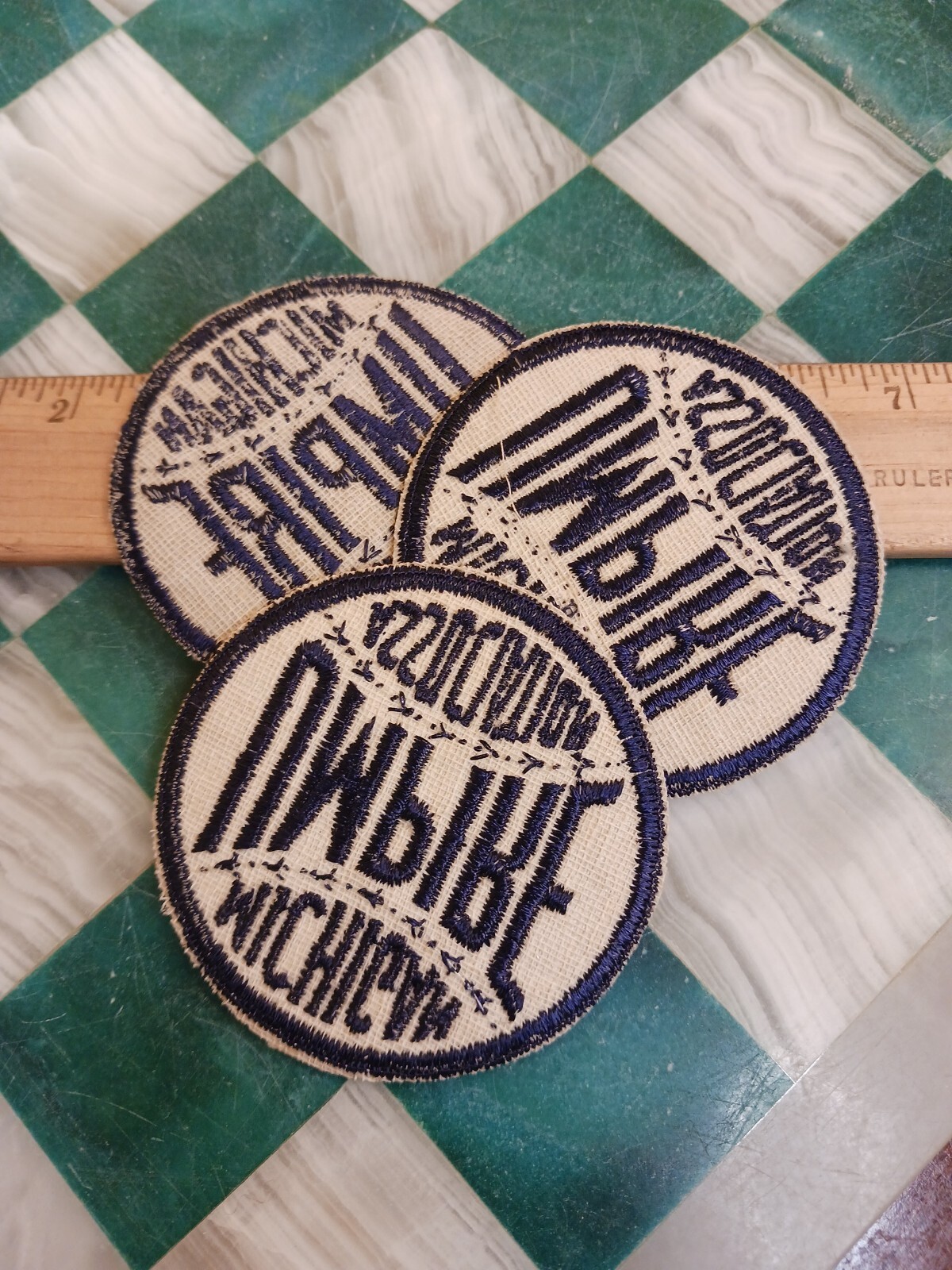 Michigan Umpire Association Patch Lot (3) Vintage Fabric Baseball ...