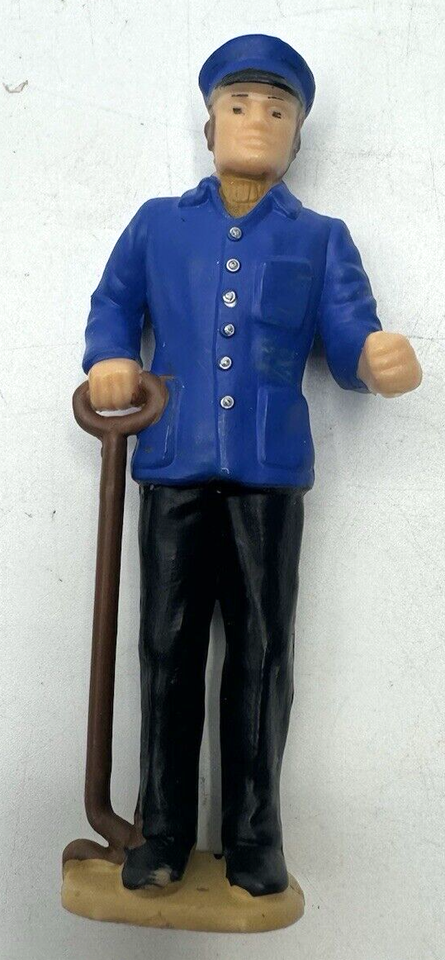 LGB ENGINEER BLUE MODEL TRAIN MAN FOR LOCOMOTIVE FIGURES FIGURINES G ...