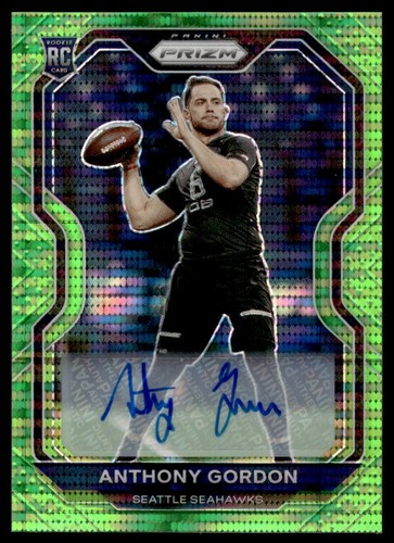 2020 Panini Prizm Rookie Autographs Anthony Gordon RC Auto Seattle ...