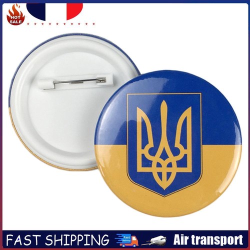 Ukraine Ukrainian Map Flag Symbol Round 12 Styles Clothes Pins(J) FR | eBay