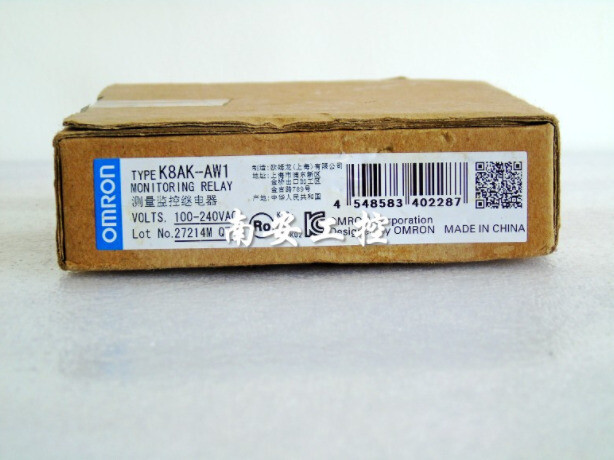 1PCS New Omron K8AK-AW1 K8AKAW1 Monitoring Relay 100-240VAC In Box ...