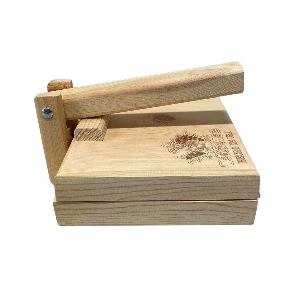 Square Wooden Tortilla Press Empanadas Corn Flour Tacos Dough Pressing ...
