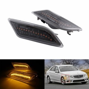 For Mercedes Benz E Class W212 E350 E400 E550 Amber LED Side Marker Light Lamp | eBay