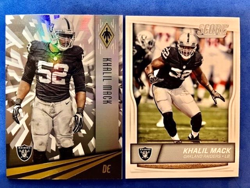 NFL - Khalil Mack 2016 Panini Phoenix & 2016 Panini Score - Raiders | eBay