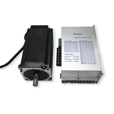 Nema34 86 Stepper Motor Drive Kit 1.2° 3PH AC 110-220V For Plasma/Laser ...