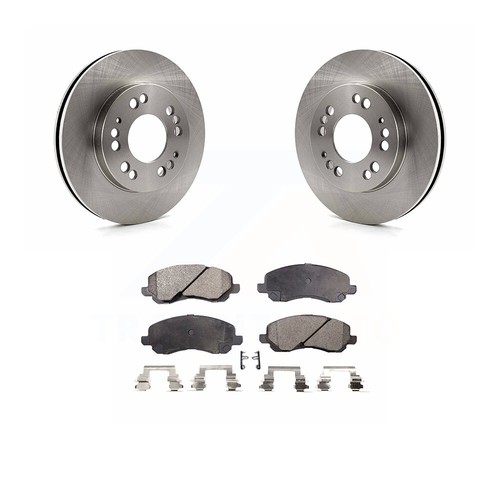Front Brake Rotors & Semi-Metallic Pads for 2001 Mitsubishi Galant ...