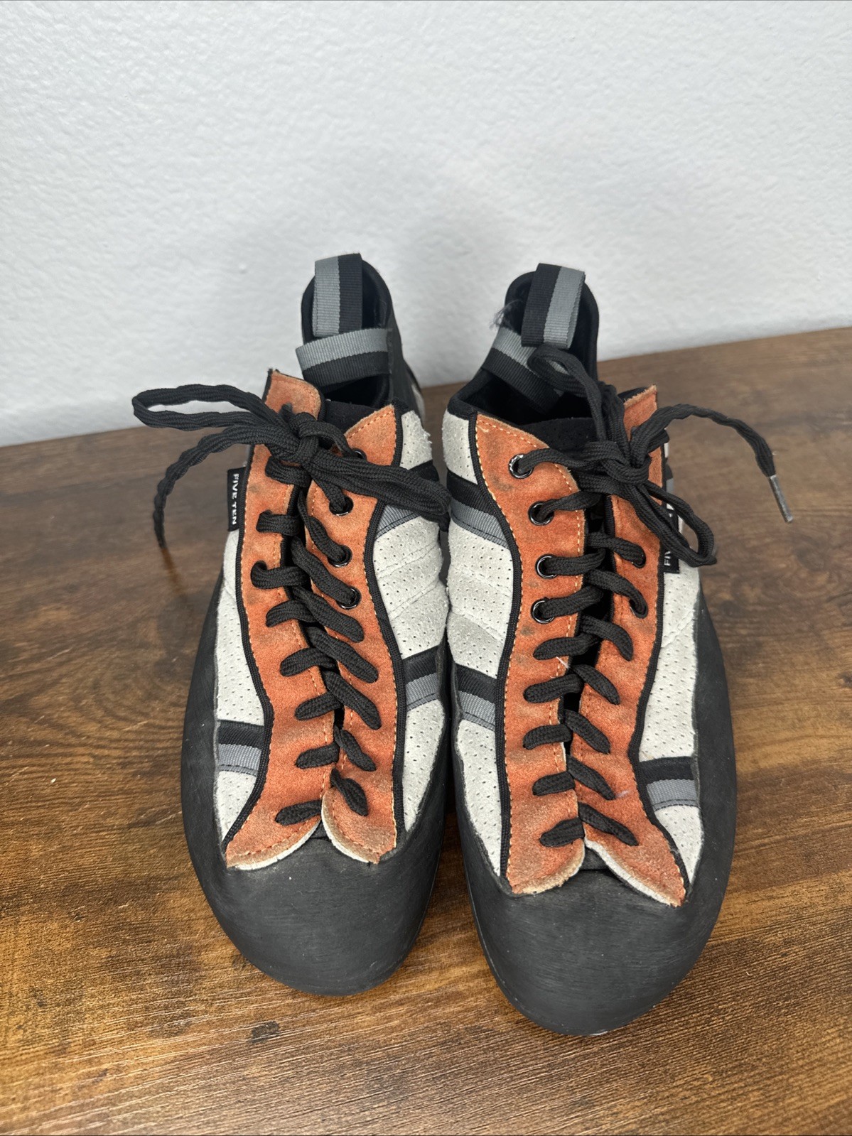 5.10 Five Ten Stealth C4 Climbing Shoes Size 12 Made In USA Red EU 46