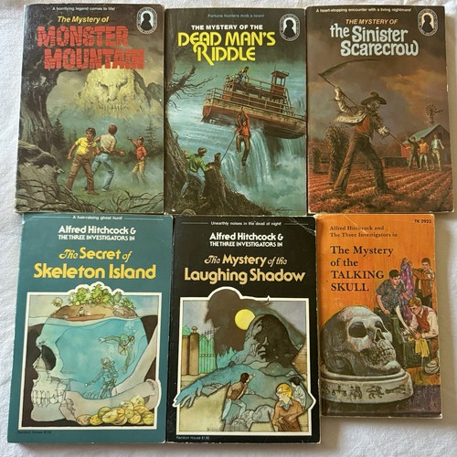 Alfred Hitchcock The Three Investigators Mystery Series Lot of 6 Books ...
