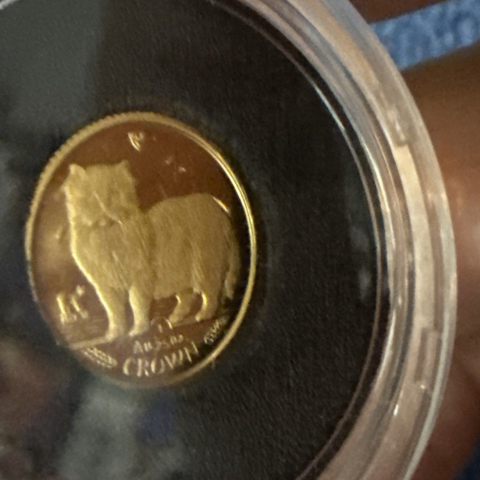 1989 Isle Of Man 1/25th GOLD "CAT" Coin "Persian" | eBay